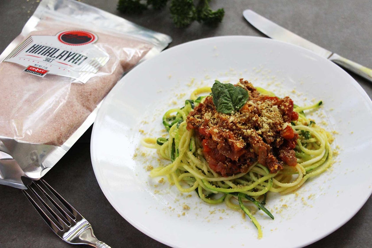 Paleo-Friendly Zucchini Noodles Recipe with Homemade Bison Marinara ... Paleo-Friendly Zucchini Noodles Recipe with Homemade Bison Marinara ...
